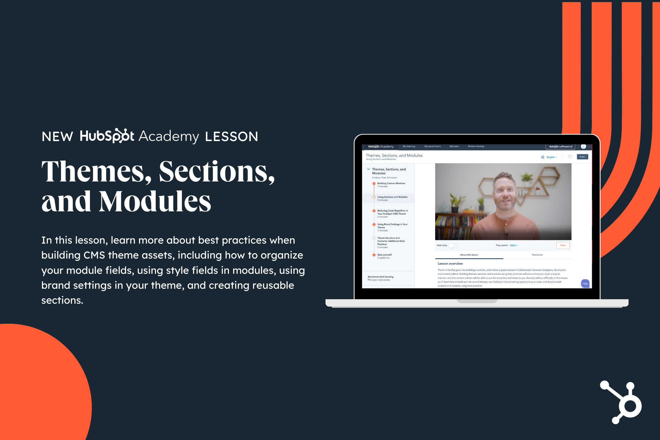 Themes, Sections, and Modules